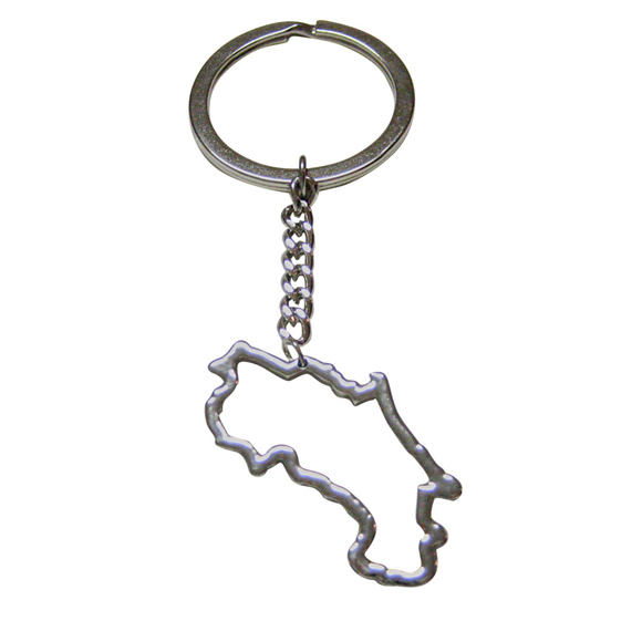 Kiola Designs | Accessories | Costa Rica Map Outline Keychain | Poshmark